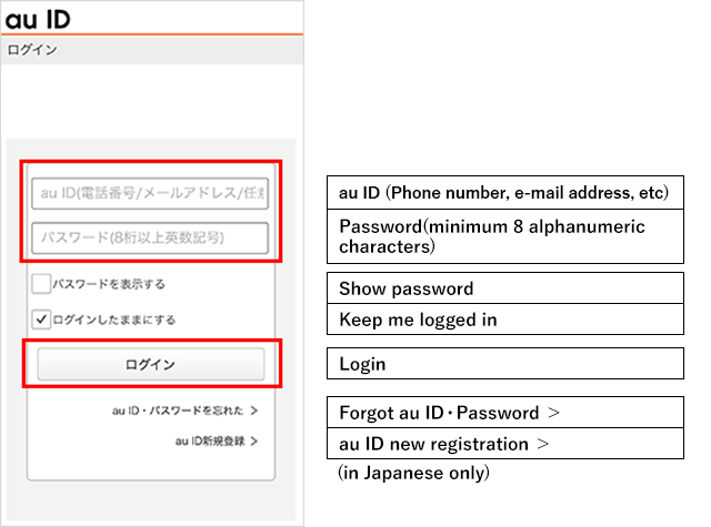 Inquire through Chat | Customer Support | au