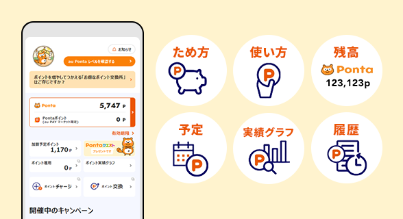 Pontaポイント | ポイント・決済 | au